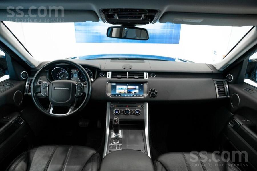 Black Land Rover Range Rover Sport 2017 in Riga, with an engine capacity of 3.00 L and mileage of 165 thousand km for 19990 €, photo 5 on AUTOMOTO.COM.LV