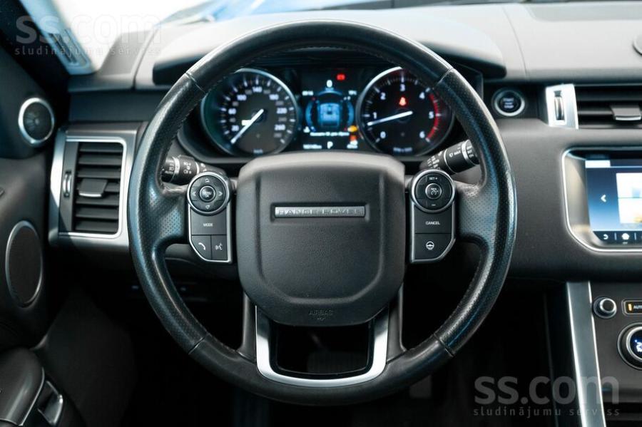 Black Land Rover Range Rover Sport 2017 in Riga, with an engine capacity of 3.00 L and mileage of 165 thousand km for 19990 €, photo 6 on AUTOMOTO.COM.LV