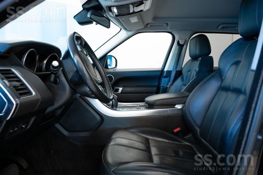 Black Land Rover Range Rover Sport 2017 in Riga, with an engine capacity of 3.00 L and mileage of 165 thousand km for 19990 €, photo 7 on AUTOMOTO.COM.LV