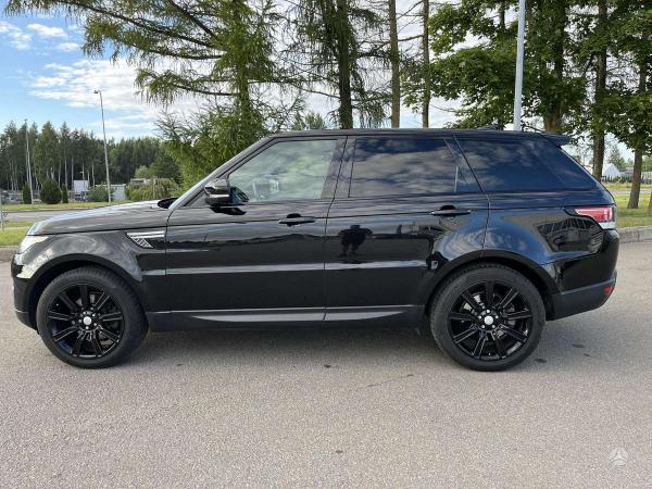 Melns Land Rover Range Rover Sport 2017 Panevēža, ar dzinēja tilpumu 3.00 L un nobraukumu 185 tūkst. km par 16200 €, foto 10 vietnē AUTOMOTO.COM.LV