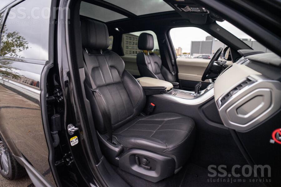 Melns Land Rover Range Rover Sport 2017 Rīga, ar dzinēja tilpumu 3.00 L un nobraukumu 257 tūkst. km par 18990 €, foto 28 vietnē AUTOMOTO.COM.LV