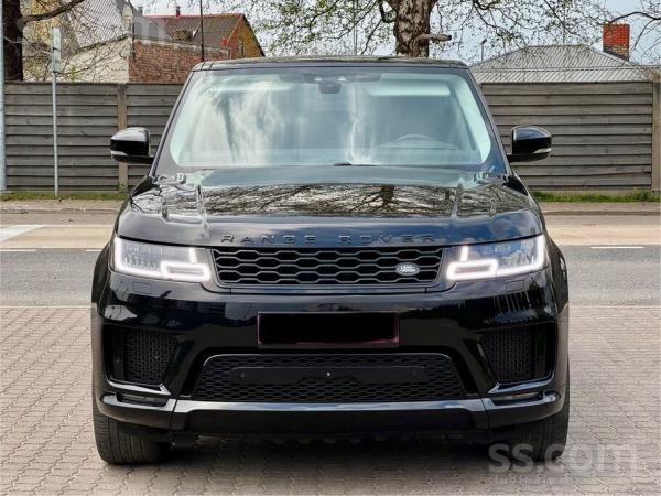 Black Land Rover Range Rover Sport 2018 in Jelgava, with an engine capacity of 4.40 L and mileage of 181 thousand km for 37900 €, photo 8 on AUTOMOTO.COM.LV