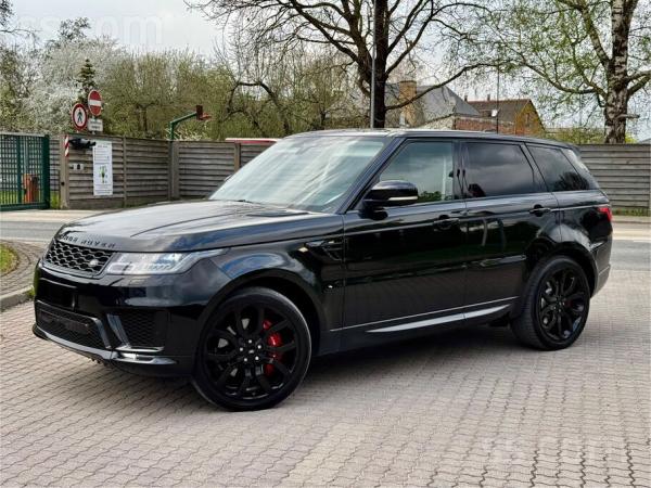 Black Land Rover Range Rover Sport 2018 in Jelgava, with an engine capacity of 4.40 L and mileage of 181 thousand km for 37900 €, photo 9 on AUTOMOTO.COM.LV