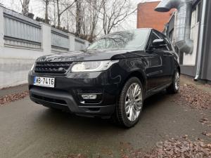 Black Land Rover Range Rover Sport 2018 in Riga, with an engine capacity of 3.00 L and mileage of 95 thousand km for 23950 €, photo  on AUTOMOTO.COM.LV