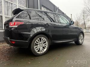 Black Land Rover Range Rover Sport 2018 in Riga, with an engine capacity of 3.00 L and mileage of 95 thousand km for 23950 €, photo 3 on AUTOMOTO.COM.LV