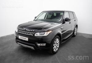 Melns Land Rover Range Rover Sport 2018 Tallina, ar dzinēja tilpumu 3.00 L un nobraukumu 97 tūkst. km par 18999 €, foto  vietnē AUTOMOTO.COM.LV