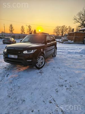 Melns Land Rover Range Rover Sport 2018 Rīga, ar dzinēja tilpumu 3.00 L un nobraukumu 109 tūkst. km par 29990 €, foto  vietnē AUTOMOTO.COM.LV