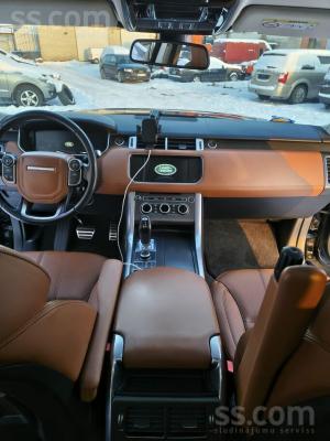 Melns Land Rover Range Rover Sport 2018 Rīga, ar dzinēja tilpumu 3.00 L un nobraukumu 109 tūkst. km par 29990 €, foto 14 vietnē AUTOMOTO.COM.LV