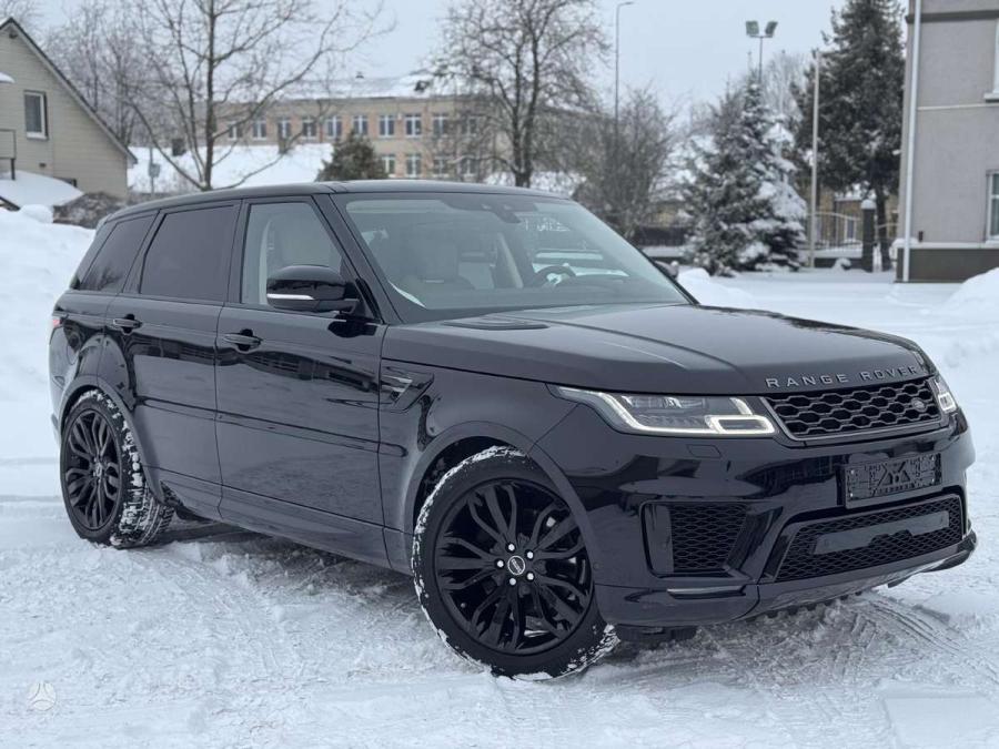 Black Land Rover Range Rover Sport 2018 in Siauliai, with an engine capacity of 3.00 L and mileage of 195 thousand km for 28500 €, photo 1 on AUTOMOTO.COM.LV