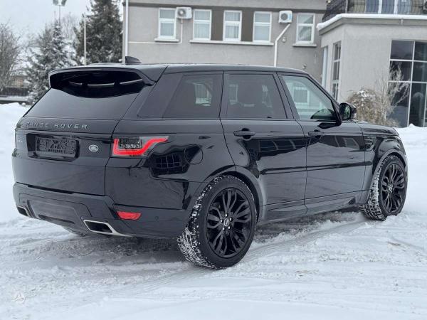 Melns Land Rover Range Rover Sport 2018 Šauļi, ar dzinēja tilpumu 3.00 L un nobraukumu 195 tūkst. km par 28500 €, foto 3 vietnē AUTOMOTO.COM.LV