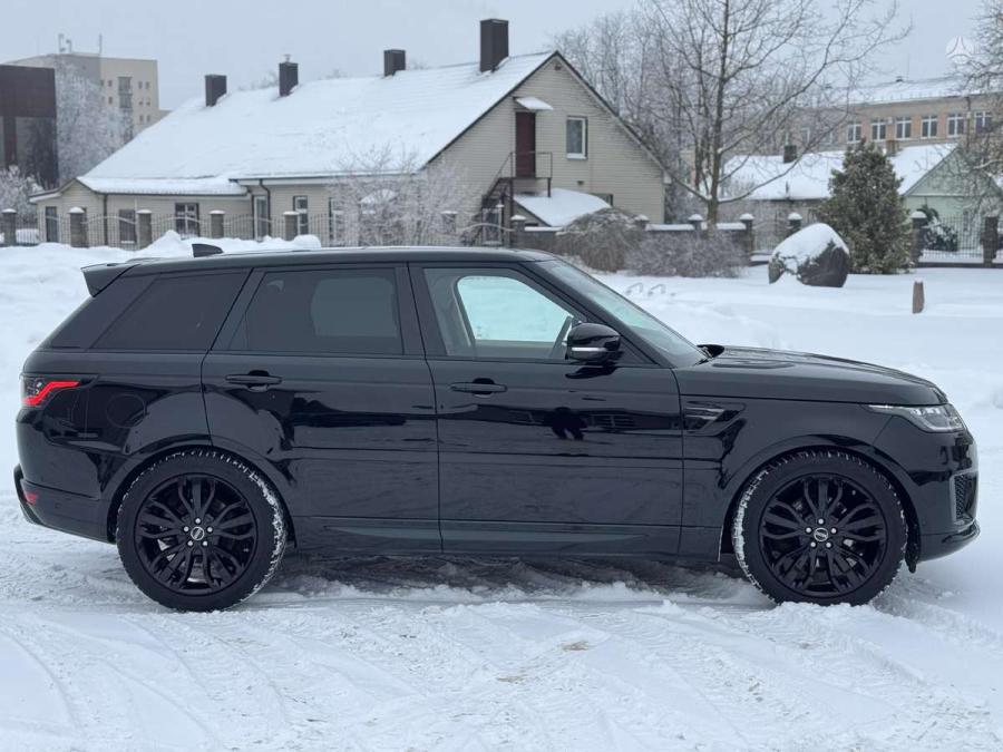 Melns Land Rover Range Rover Sport 2018 Šauļi, ar dzinēja tilpumu 3.00 L un nobraukumu 195 tūkst. km par 28500 €, foto 5 vietnē AUTOMOTO.COM.LV