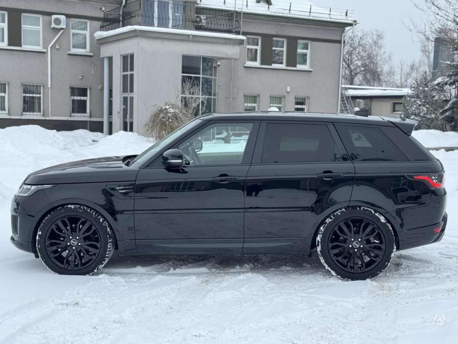 Melns Land Rover Range Rover Sport 2018 Šauļi, ar dzinēja tilpumu 3.00 L un nobraukumu 195 tūkst. km par 28500 €, foto 6 vietnē AUTOMOTO.COM.LV