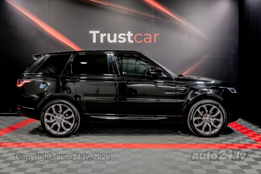 Black Land Rover Range Rover Sport 2018 in Parnu, with an engine capacity of 3.00 L and mileage of 145 thousand km for 31500 €, photo 8 on AUTOMOTO.COM.LV