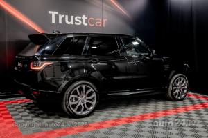 Black Land Rover Range Rover Sport 2018 in Parnu, with an engine capacity of 3.00 L and mileage of 145 thousand km for 31500 €, photo 9 on AUTOMOTO.COM.LV
