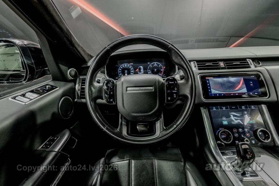 Black Land Rover Range Rover Sport 2018 in Parnu, with an engine capacity of 3.00 L and mileage of 145 thousand km for 31500 €, photo 18 on AUTOMOTO.COM.LV