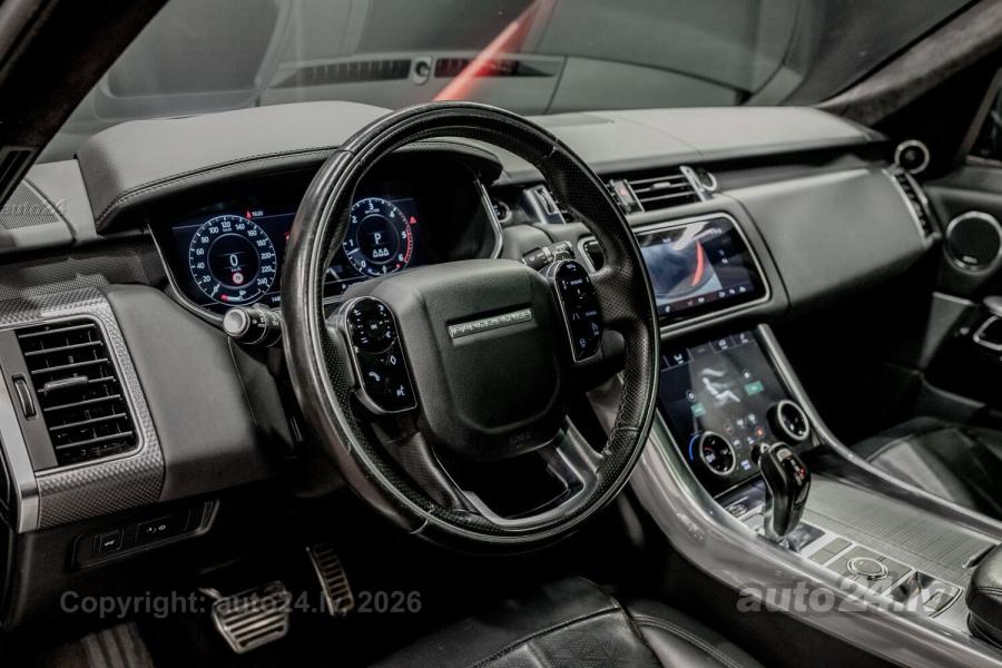 Black Land Rover Range Rover Sport 2018 in Parnu, with an engine capacity of 3.00 L and mileage of 145 thousand km for 31500 €, photo 24 on AUTOMOTO.COM.LV