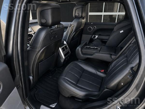 Melns Land Rover Range Rover Sport 2018 Rīga, ar dzinēja tilpumu 3.00 L un nobraukumu 177 tūkst. km par 26999 €, foto 6 vietnē AUTOMOTO.COM.LV