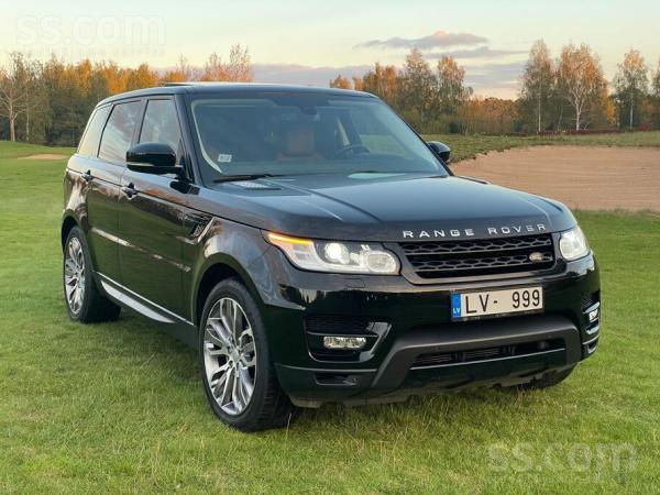 Black Land Rover Range Rover Sport 2018 in Riga, with an engine capacity of 3.00 L and mileage of 159 thousand km for 23500 €, photo 2 on AUTOMOTO.COM.LV