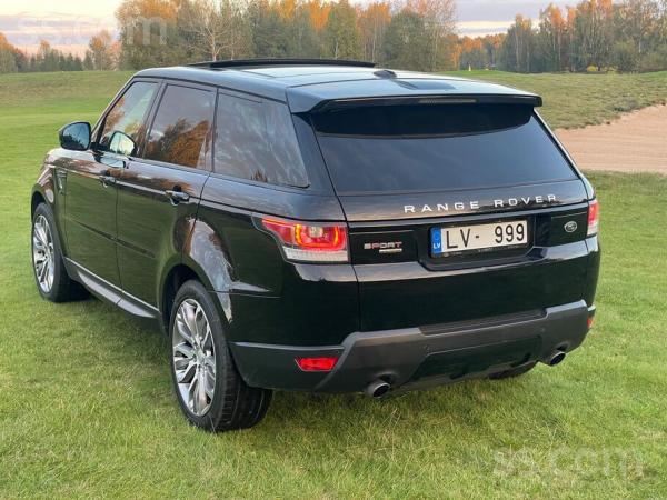 Black Land Rover Range Rover Sport 2018 in Riga, with an engine capacity of 3.00 L and mileage of 159 thousand km for 23500 €, photo 4 on AUTOMOTO.COM.LV