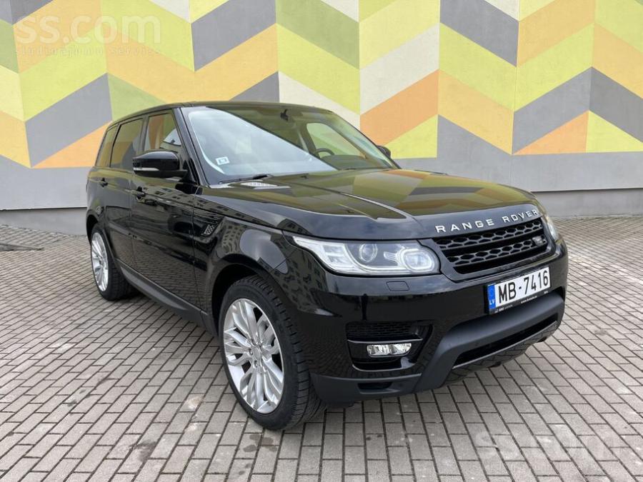 Black Land Rover Range Rover Sport 2018 in Riga, with an engine capacity of 3.00 L and mileage of 93 thousand km for 24500 €, photo 3 on AUTOMOTO.COM.LV