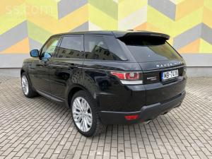 Black Land Rover Range Rover Sport 2018 in Riga, with an engine capacity of 3.00 L and mileage of 93 thousand km for 24500 €, photo 5 on AUTOMOTO.COM.LV