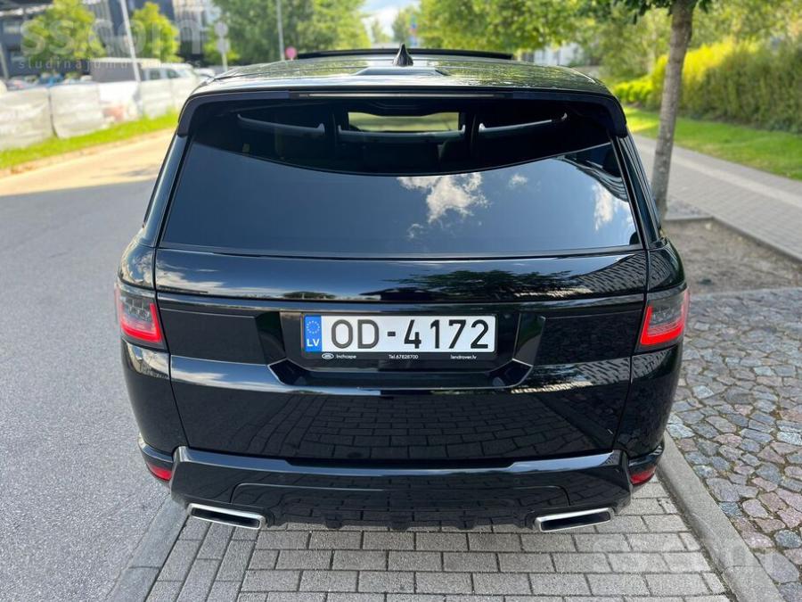 Melns Land Rover Range Rover Sport 2018 Rīga, ar dzinēja tilpumu 3.00 L un nobraukumu 166 tūkst. km par 31800 €, foto 5 vietnē AUTOMOTO.COM.LV
