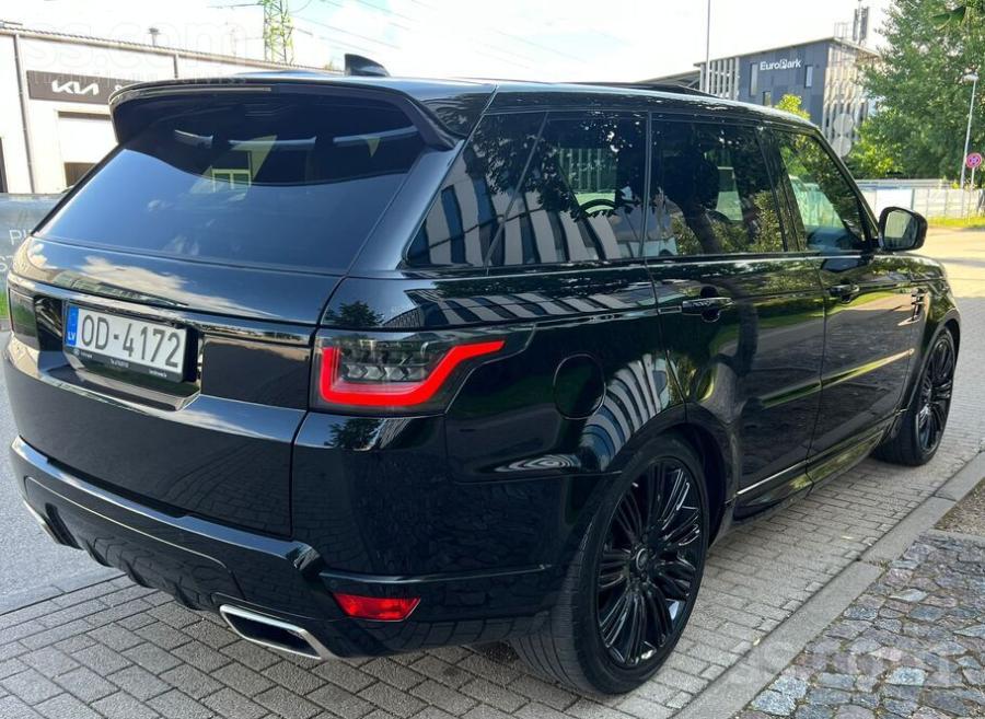 Melns Land Rover Range Rover Sport 2018 Rīga, ar dzinēja tilpumu 3.00 L un nobraukumu 166 tūkst. km par 31800 €, foto 6 vietnē AUTOMOTO.COM.LV
