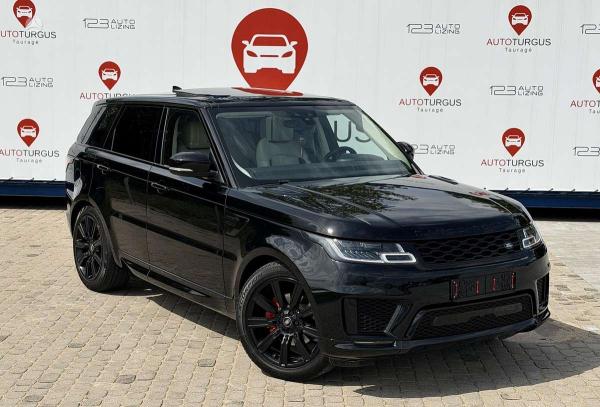 Black Land Rover Range Rover Sport 2018 in Taurage, with an engine capacity of 2.99 L and mileage of 72 thousand km for 34800 €, photo 9 on AUTOMOTO.COM.LV