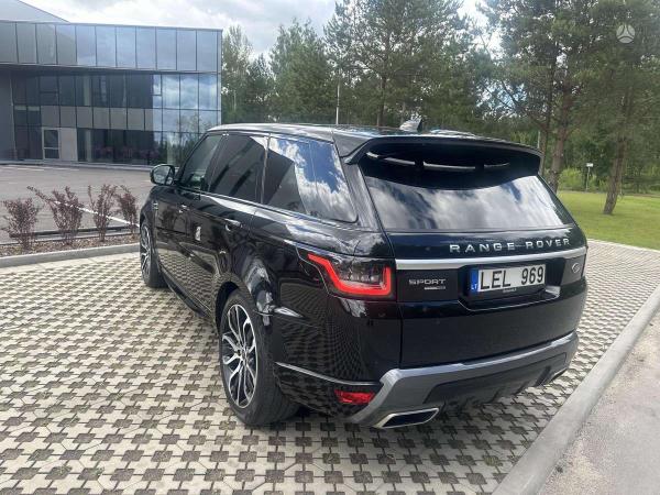 Black Land Rover Range Rover Sport 2018 in Kaunas, with an engine capacity of 2.99 L and mileage of 161 thousand km for 29300 €, photo 3 on AUTOMOTO.COM.LV