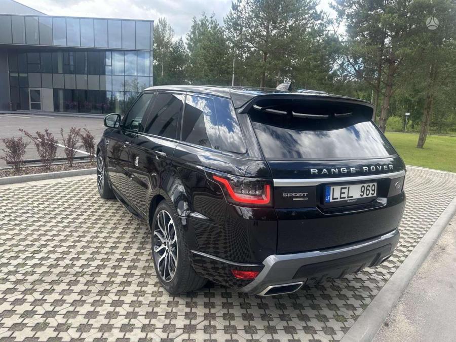 Melns Land Rover Range Rover Sport 2018 Kauņa, ar dzinēja tilpumu 2.99 L un nobraukumu 161 tūkst. km par 29300 €, foto 4 vietnē AUTOMOTO.COM.LV