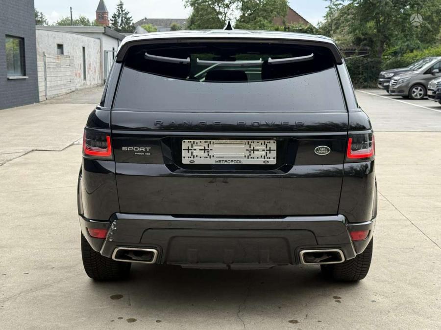 Melns Land Rover Range Rover Sport 2018 Viļņa, ar dzinēja tilpumu 2.00 L un nobraukumu 137 tūkst. km par 32670 €, foto 7 vietnē AUTOMOTO.COM.LV