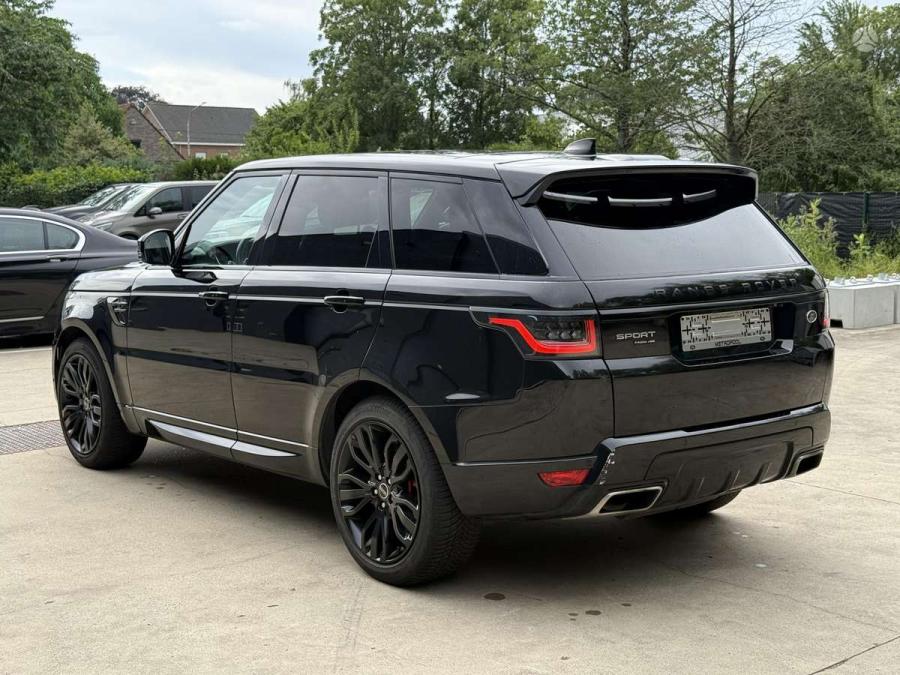 Melns Land Rover Range Rover Sport 2018 Viļņa, ar dzinēja tilpumu 2.00 L un nobraukumu 137 tūkst. km par 32670 €, foto 8 vietnē AUTOMOTO.COM.LV