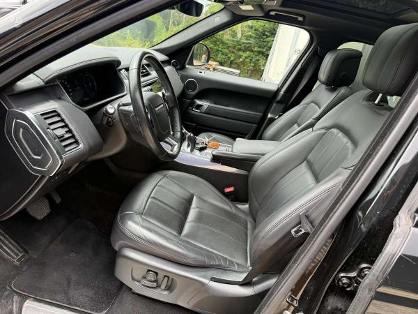 Melns Land Rover Range Rover Sport 2018 Viļņa, ar dzinēja tilpumu 2.00 L un nobraukumu 137 tūkst. km par 32670 €, foto 9 vietnē AUTOMOTO.COM.LV