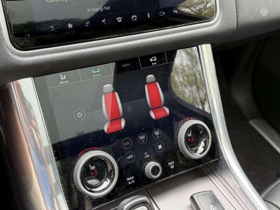 Melns Land Rover Range Rover Sport 2018 Viļņa, ar dzinēja tilpumu 2.00 L un nobraukumu 137 tūkst. km par 32670 €, foto 18 vietnē AUTOMOTO.COM.LV