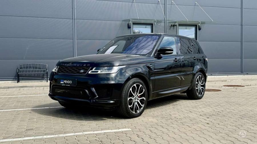 Melns Land Rover Range Rover Sport 2018 Viļņa, ar dzinēja tilpumu 4.37 L un nobraukumu 236 tūkst. km par 31990 €, foto 1 vietnē AUTOMOTO.COM.LV