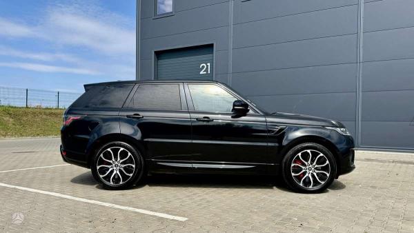 Melns Land Rover Range Rover Sport 2018 Viļņa, ar dzinēja tilpumu 4.37 L un nobraukumu 236 tūkst. km par 31990 €, foto 5 vietnē AUTOMOTO.COM.LV