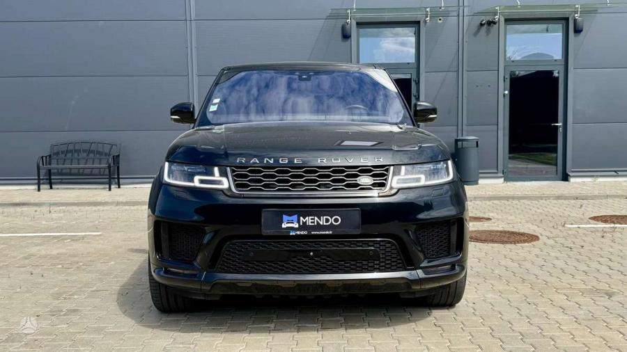 Melns Land Rover Range Rover Sport 2018 Viļņa, ar dzinēja tilpumu 4.37 L un nobraukumu 236 tūkst. km par 31990 €, foto 8 vietnē AUTOMOTO.COM.LV