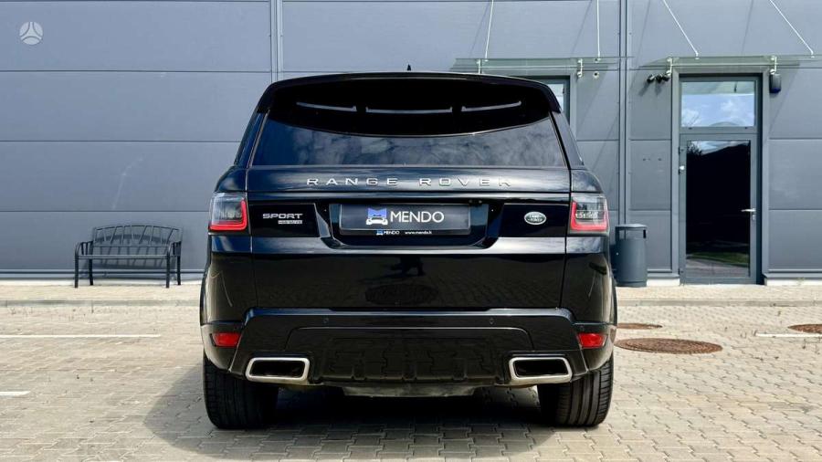 Melns Land Rover Range Rover Sport 2018 Viļņa, ar dzinēja tilpumu 4.37 L un nobraukumu 236 tūkst. km par 31990 €, foto 9 vietnē AUTOMOTO.COM.LV