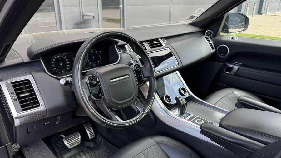 Melns Land Rover Range Rover Sport 2018 Viļņa, ar dzinēja tilpumu 4.37 L un nobraukumu 236 tūkst. km par 31990 €, foto 15 vietnē AUTOMOTO.COM.LV