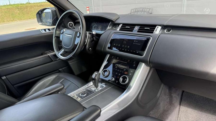 Melns Land Rover Range Rover Sport 2018 Viļņa, ar dzinēja tilpumu 4.37 L un nobraukumu 236 tūkst. km par 31990 €, foto 23 vietnē AUTOMOTO.COM.LV