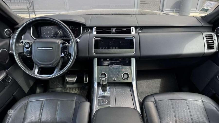 Melns Land Rover Range Rover Sport 2018 Viļņa, ar dzinēja tilpumu 4.37 L un nobraukumu 236 tūkst. km par 31990 €, foto 24 vietnē AUTOMOTO.COM.LV