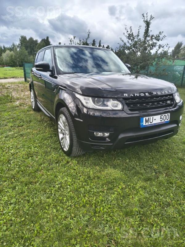 Black Land Rover Range Rover Sport 2018 in Riga, with an engine capacity of 3.00 L and mileage of 123 thousand km for 24200 €, photo 4 on AUTOMOTO.COM.LV