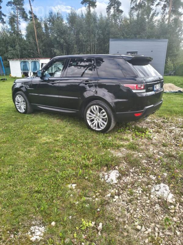 Black Land Rover Range Rover Sport 2018 in Riga, with an engine capacity of 3.00 L and mileage of 123 thousand km for 24200 €, photo 7 on AUTOMOTO.COM.LV