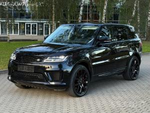Melns Land Rover Range Rover Sport 2018 Jelgava, ar dzinēja tilpumu 4.40 L un nobraukumu 188 tūkst. km par 36900 €, foto  vietnē AUTOMOTO.COM.LV