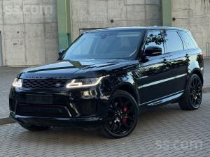 Black Land Rover Range Rover Sport 2018 in Jelgava, with an engine capacity of 4.40 L and mileage of 188 thousand km for 36900 €, photo 5 on AUTOMOTO.COM.LV