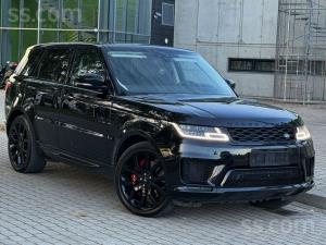 Black Land Rover Range Rover Sport 2018 in Jelgava, with an engine capacity of 4.40 L and mileage of 188 thousand km for 36900 €, photo 6 on AUTOMOTO.COM.LV