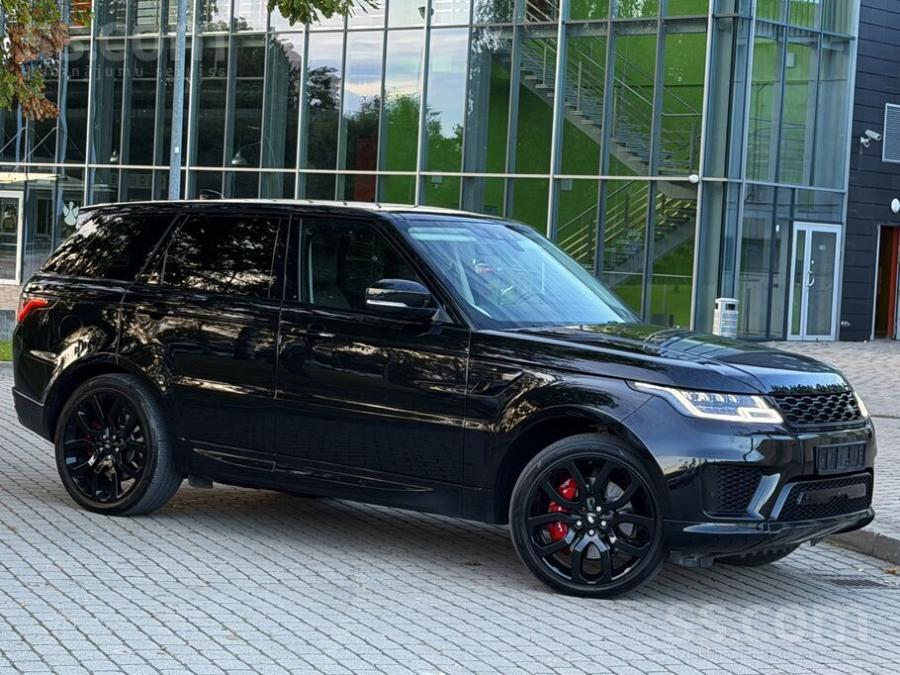 Black Land Rover Range Rover Sport 2018 in Jelgava, with an engine capacity of 4.40 L and mileage of 188 thousand km for 36900 €, photo 10 on AUTOMOTO.COM.LV