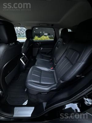 Black Land Rover Range Rover Sport 2018 in Jelgava, with an engine capacity of 4.40 L and mileage of 188 thousand km for 36900 €, photo 18 on AUTOMOTO.COM.LV