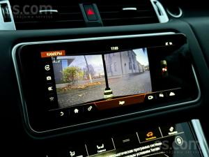 Black Land Rover Range Rover Sport 2018 in Jelgava, with an engine capacity of 4.40 L and mileage of 188 thousand km for 36900 €, photo 32 on AUTOMOTO.COM.LV