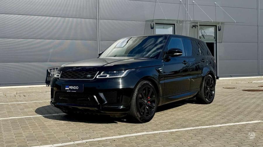Black Land Rover Range Rover Sport 2018 in Vilnius, with an engine capacity of 2.00 L and mileage of 176 thousand km for 24990 €, photo 1 on AUTOMOTO.COM.LV